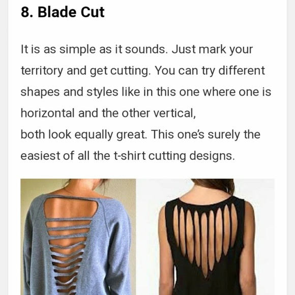 Tops | Does Anyone Know How To Cut Tops Like These | Poshmark